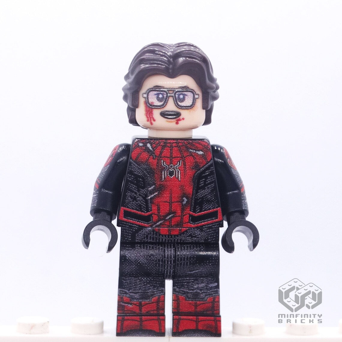 Lego spiderman black and red suit store